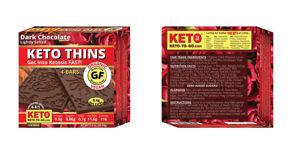 KETO THINS (pure dark chocolate fat bomb treats) | Keto-To-Go